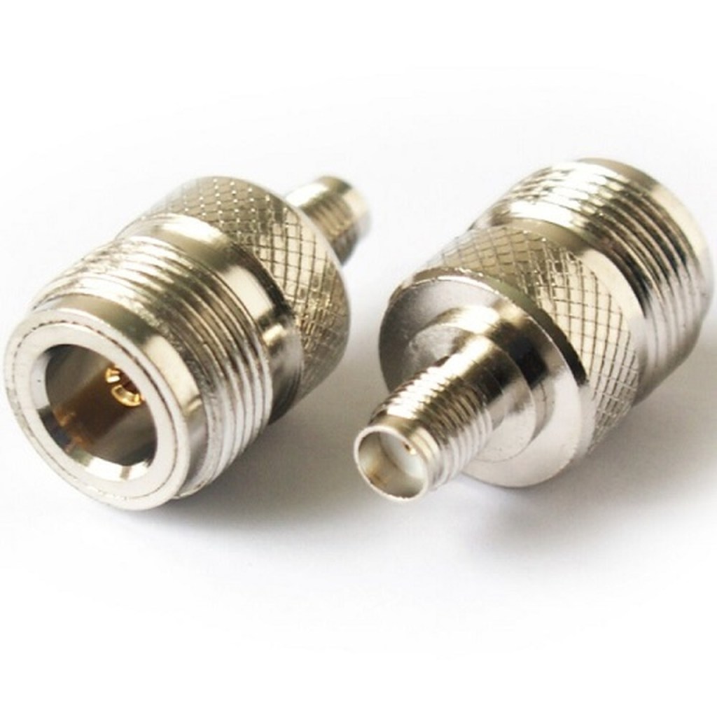 SMA Female to N Type Female Jack Connector RF Coaxial Cable Adapter ...