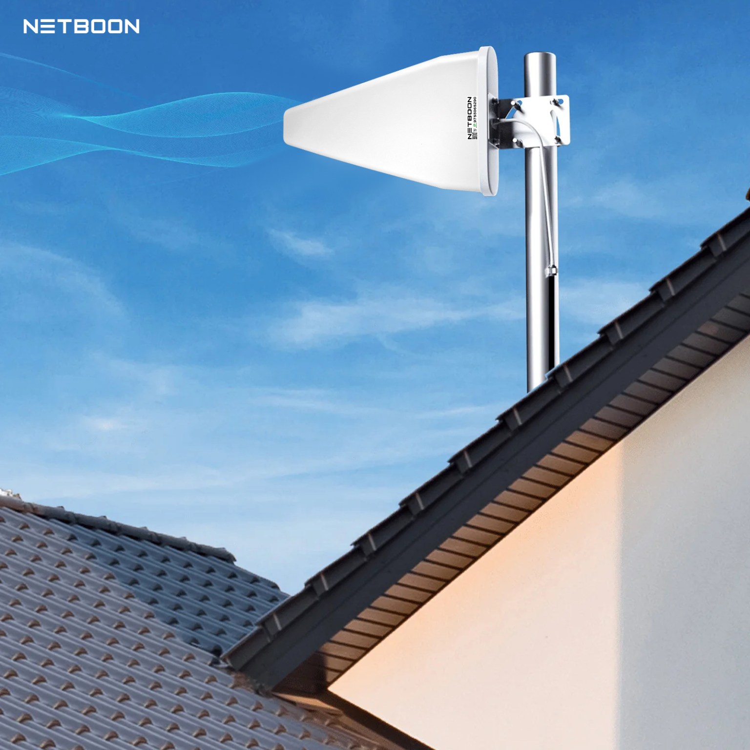 9dBi External Directional LPDA Antenna | Long-Range Wideband Antenna ...