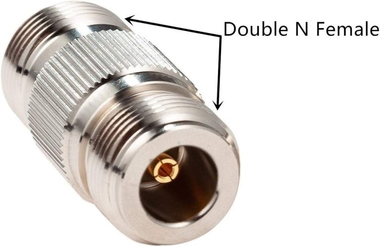 N Type Female to N Female RF Coaxial Cable Adapter Connector – PACK OF ...