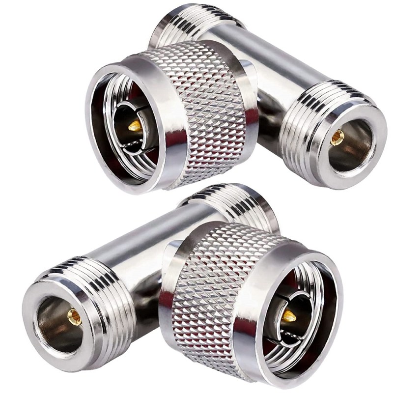 N Male to UHF Female RF Coaxial Adapter | UHF Female to N Male Jointer ...