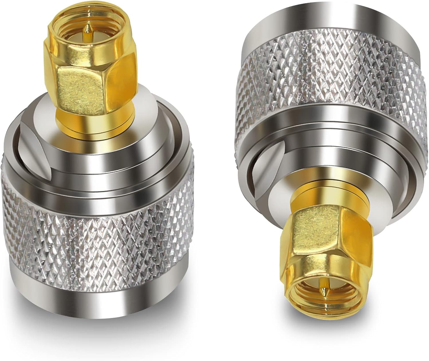 N Male to UHF Female RF Coaxial Adapter | UHF Female to N Male Jointer ...