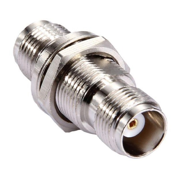 TNC Male to BNC Female Adapter | Straight RF Coaxial Connector | 50 Ohm ...