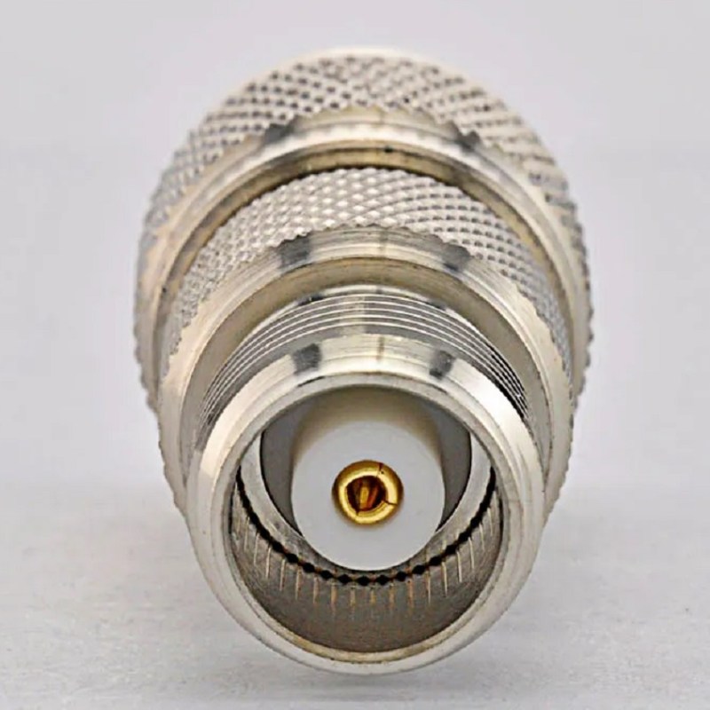 TNC Male to BNC Female Adapter | Straight RF Coaxial Connector | 50 Ohm ...