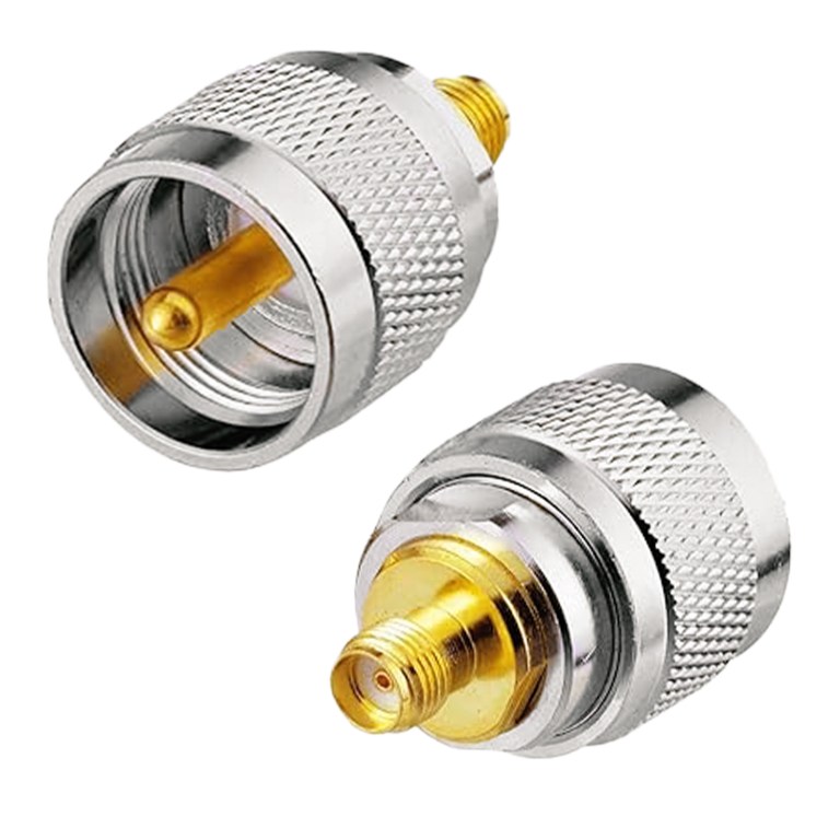 UHF Male to UHF Female Adapter | PL-259 to SO-239 RF Coax Connector ...