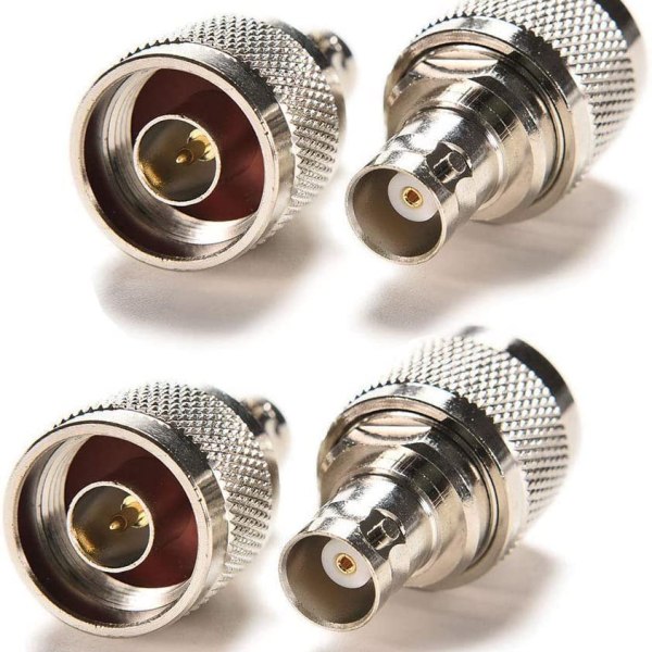 N Male to BNC Female RF Coaxial Adapter | BNC Jack to N Plug Connector ...