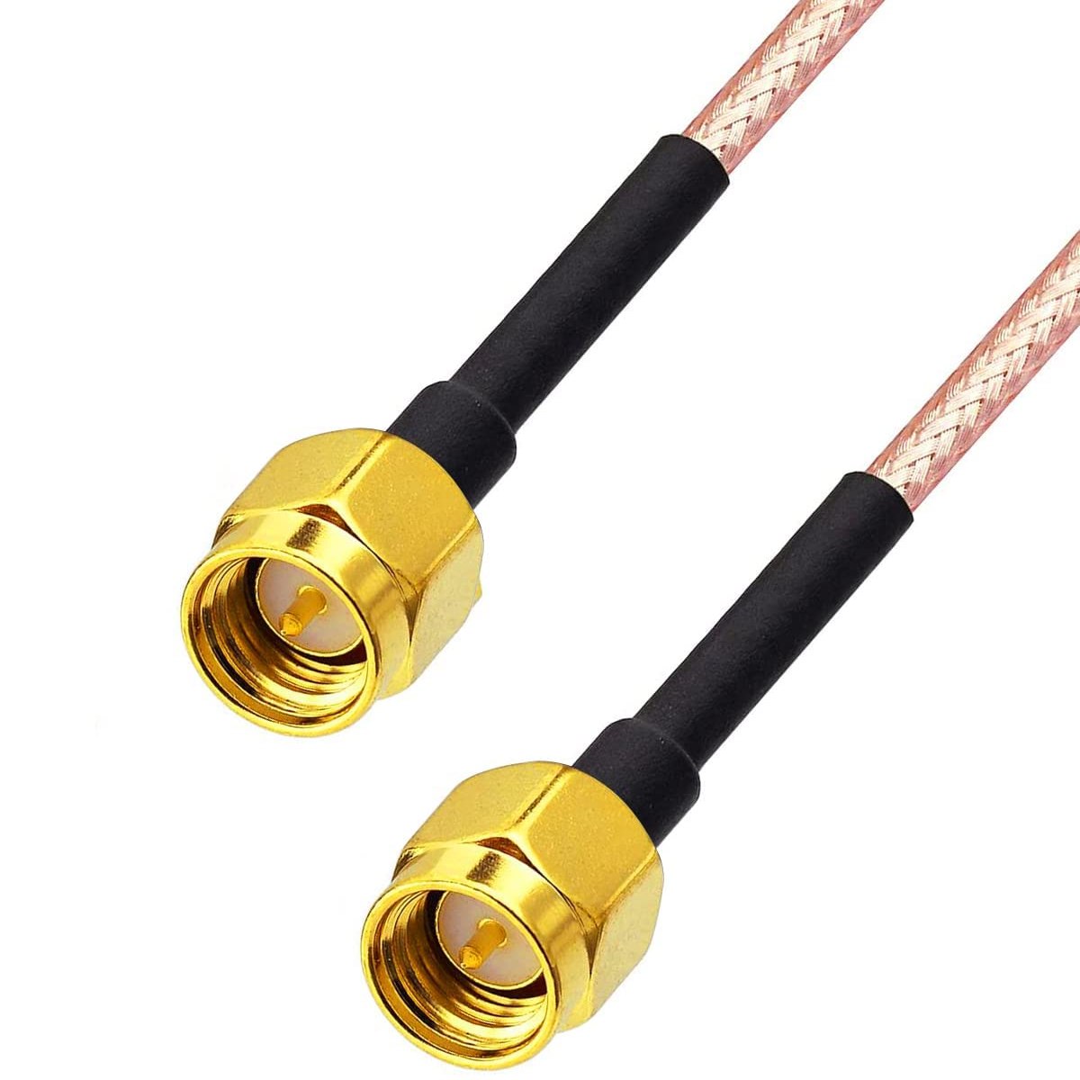 SMA Female to Dual SMA Male Y Type RG 316 Coaxial Extension Cable- 15cm ...