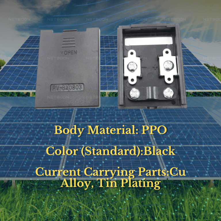 2 Rail Solar PV Junction Box for Photovoltaic Cell Installation - 4G 5G ...