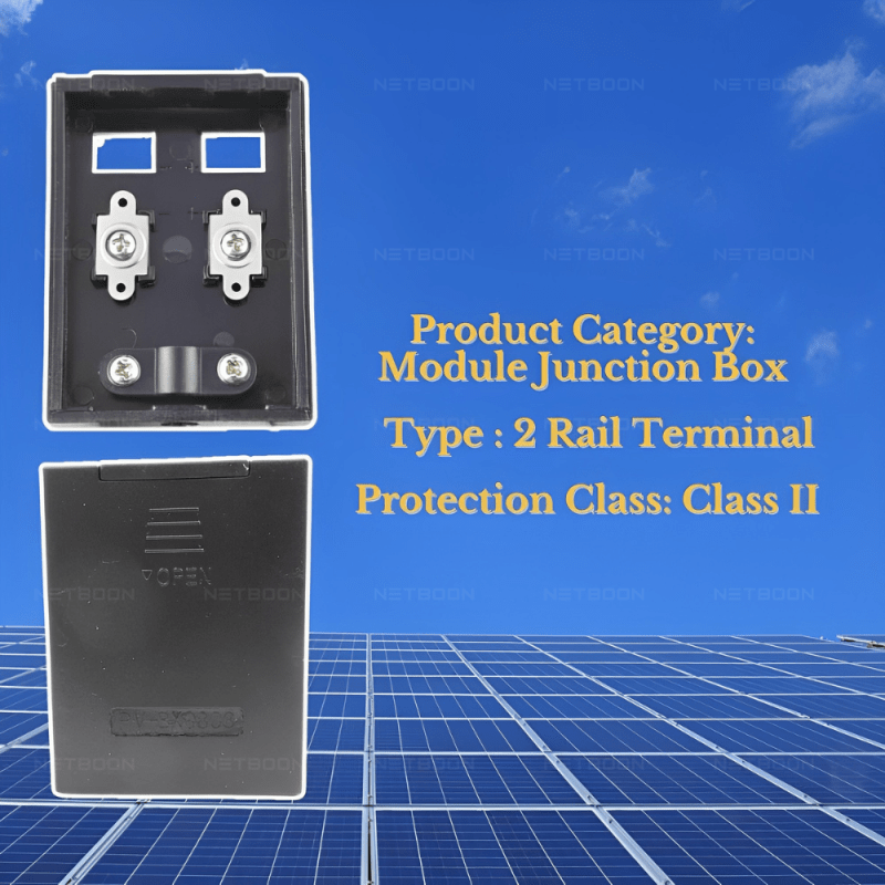 2 Rail Solar PV Junction Box for Photovoltaic Cell Installation - 4G 5G ...