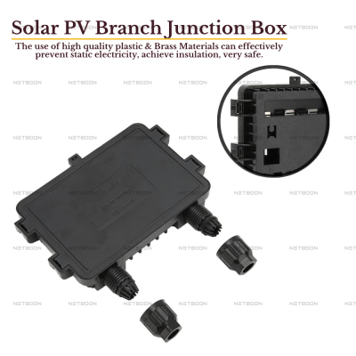 4 Rail Solar Junction Box for Solar Panel System - 4G 5G GSM WIFI ...