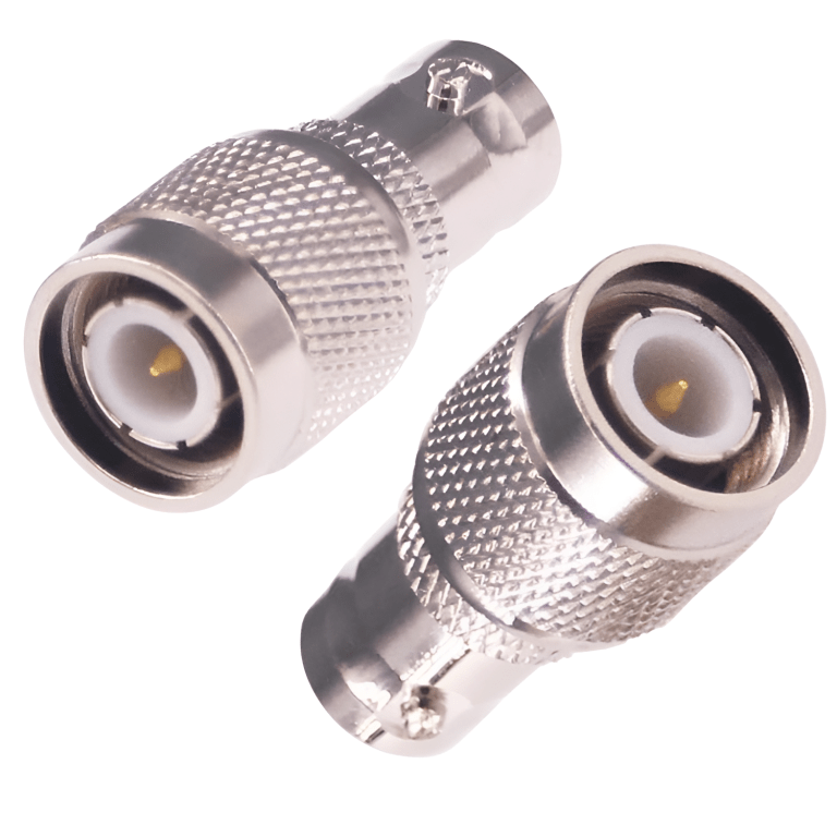 TNC Male to BNC Female Adapter | Straight RF Coaxial Connector | 50 Ohm ...