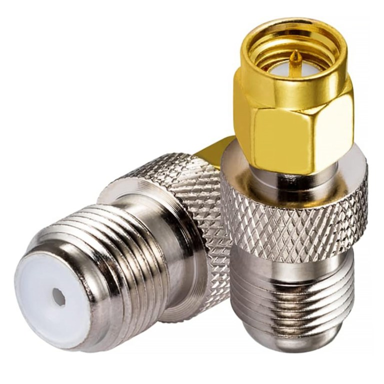 SMA Male to F Type Female Adapter | Coaxial RF Connector | SMA to F ...