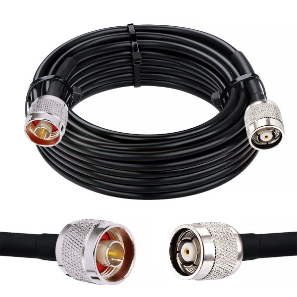 HLF400 Coaxial Cable Assembly – N Male to BNC Male Connector | 50 Ohm ...