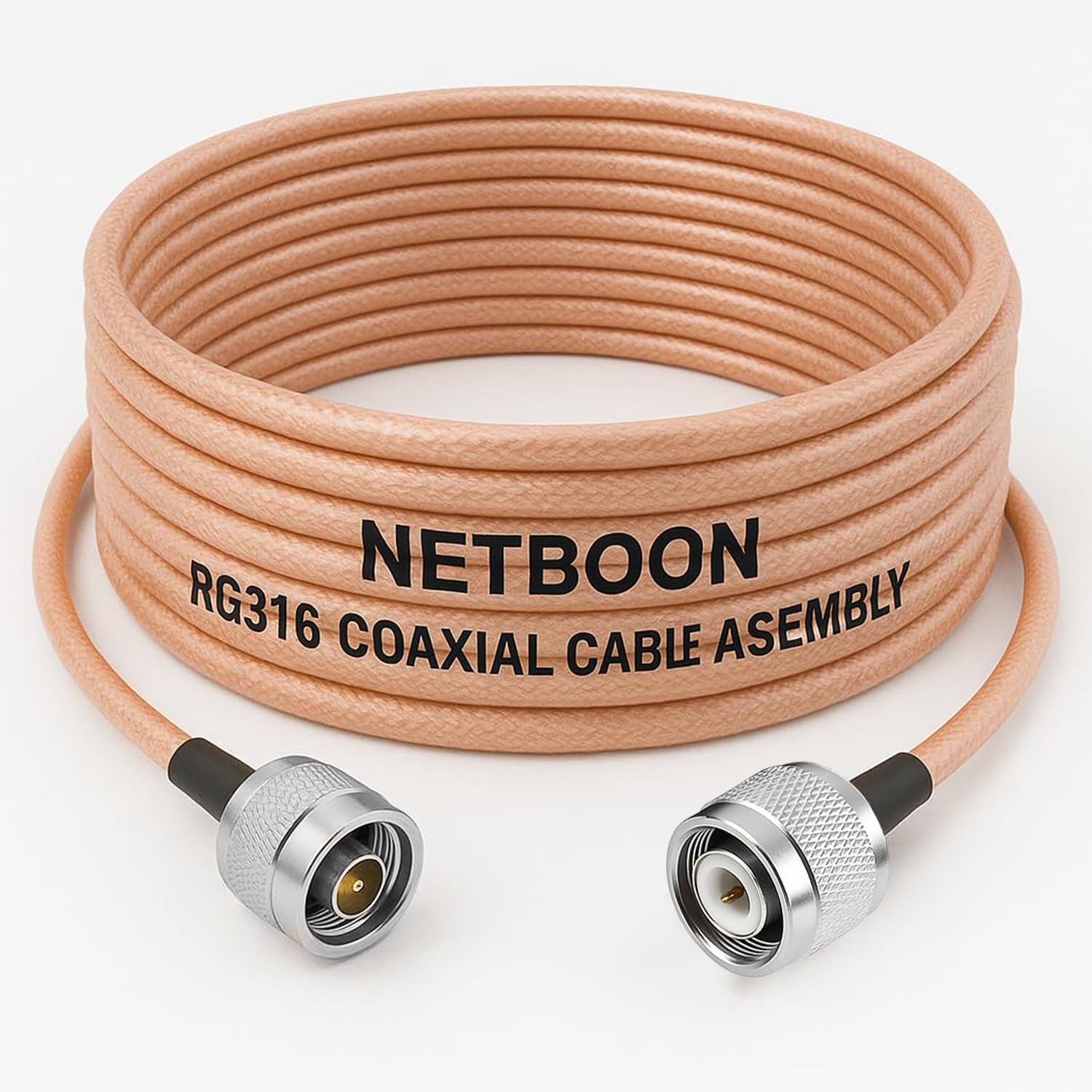 RG316 Coaxial Cable Assembly – N Male to TNC Male Connectors | Low Loss ...