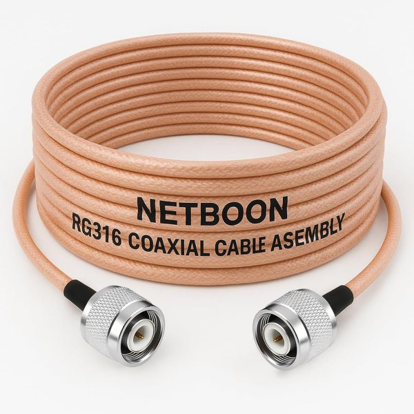 RG316 Coaxial Cable Assembly with TNC Male to TNC Male Connector | Low ...