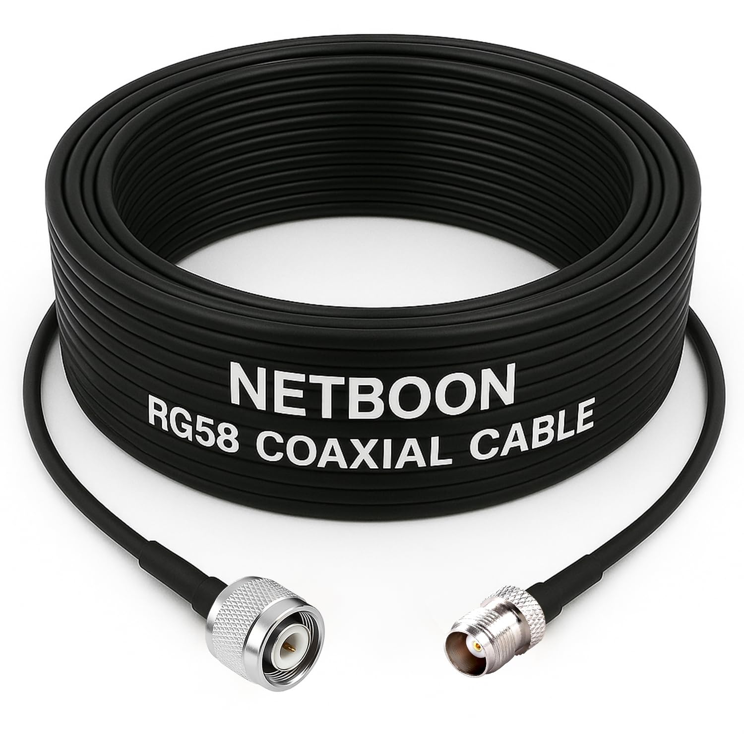 RG58 Coaxial Cable Assembly with TNC Male to RP-TNC Male Connector - 4G ...