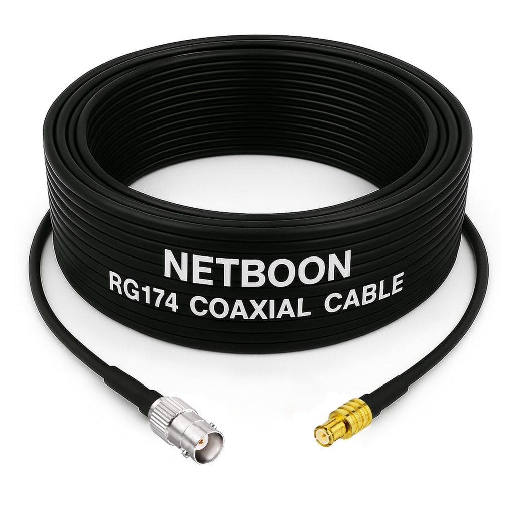 RG174 RF Low Loss Cable with BNC Female to MCX Male Connector | Compact Coax Link for RF Modules ...