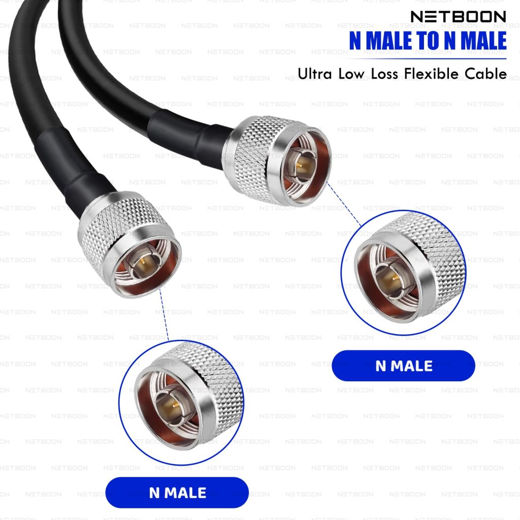 RG213 Flexible Ultra Low Loss RF Cable Assembly with N Male to N Male ...